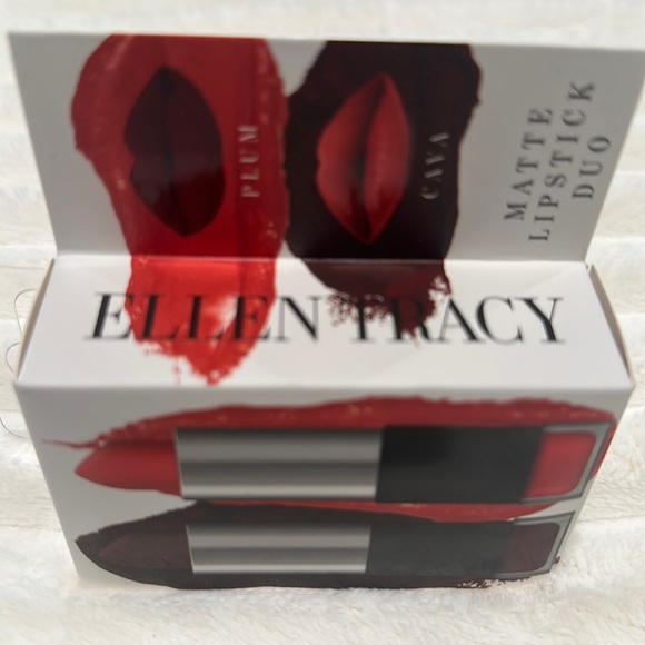 Ellen Tracy | Makeup | Ellen Tracy Matte Lipstick Duo In Plum And Cava ...